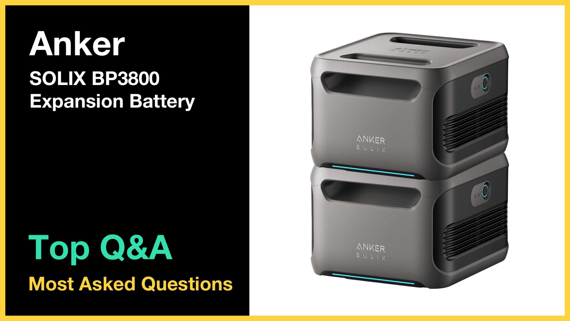 Anker SOLIX BP3800 Expansion Battery - Top 10 Questions and Answers ...