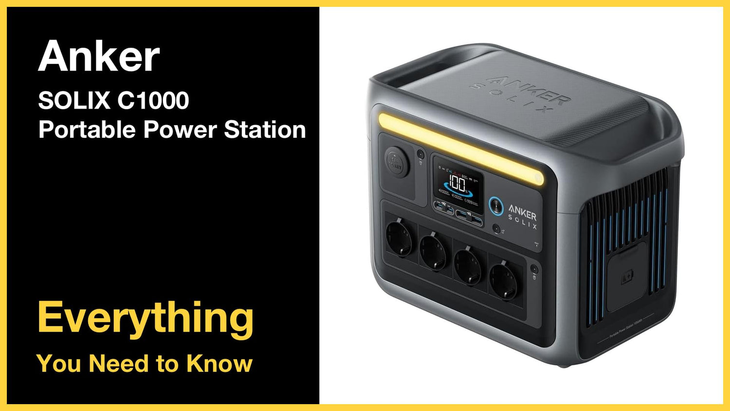 Anker SOLIX C1000 Power Station - Everything You Need to Know in 2025 ...