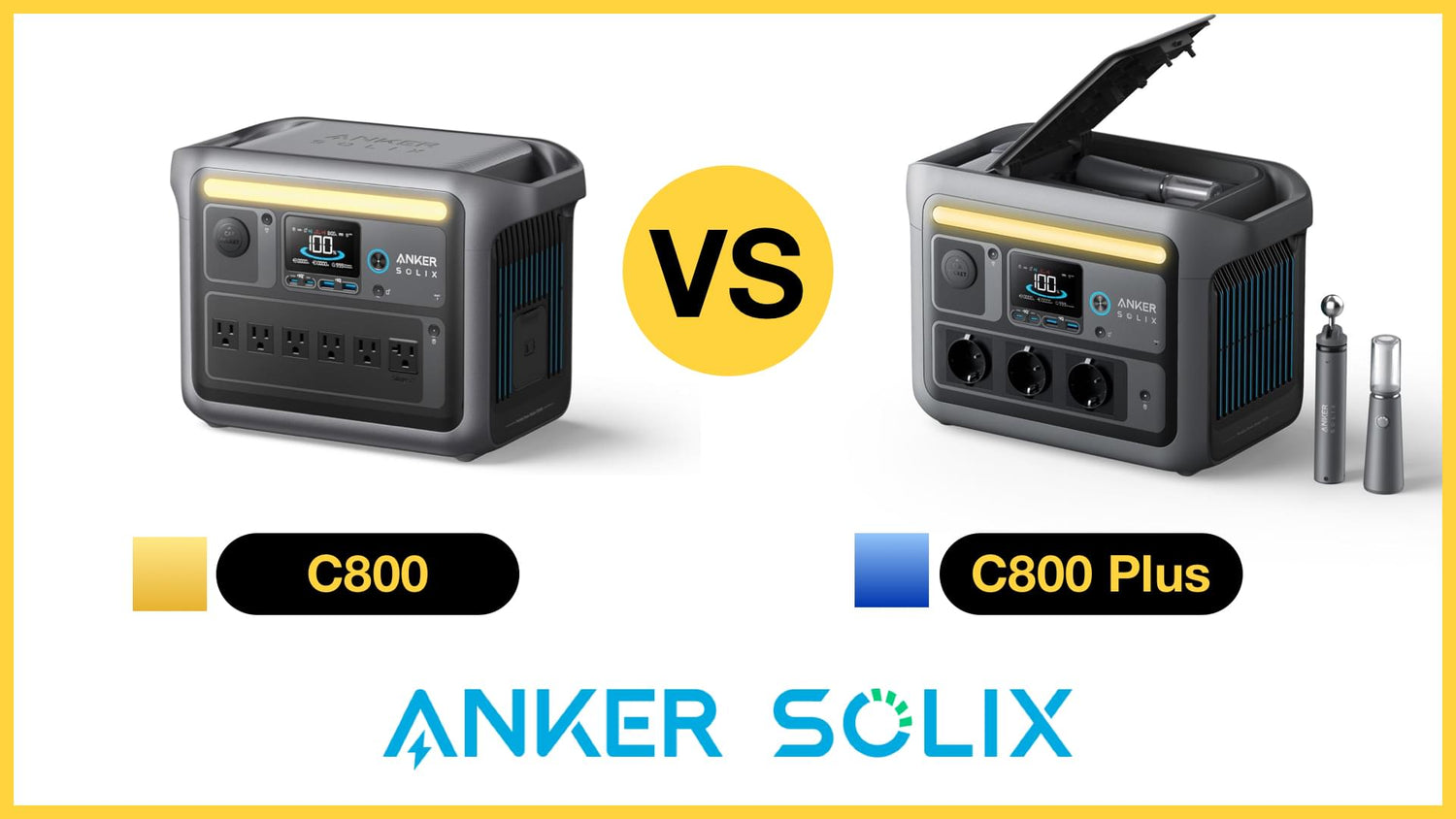 Anker SOLIX C800 и C800 Plus — сравнение портативных электростанций ...