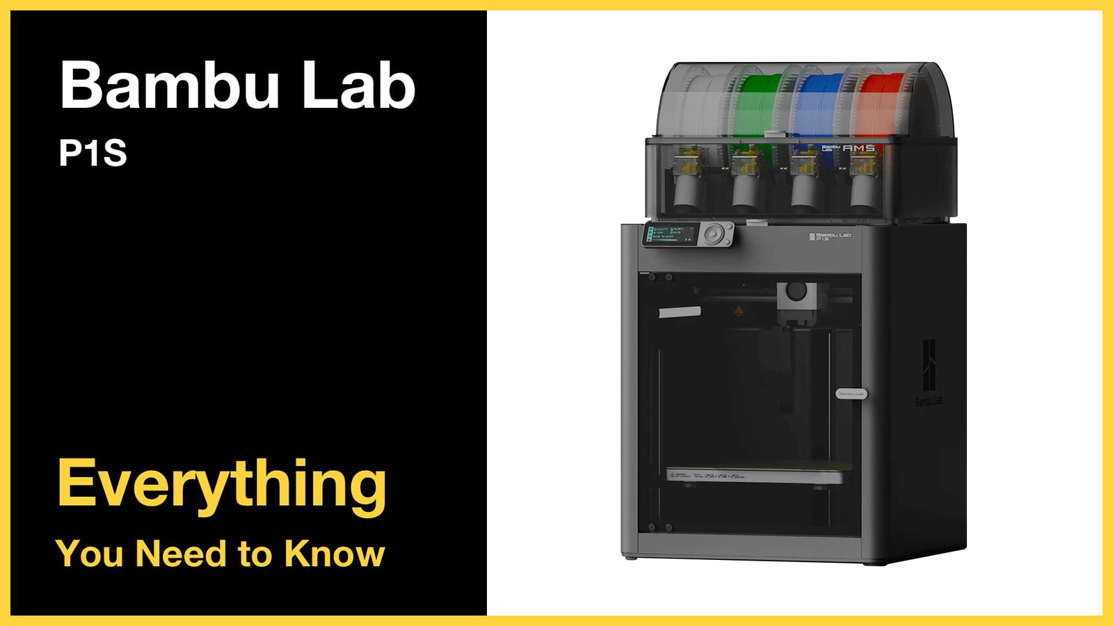 Imprimante 3D Bambu Lab P1S - Tout ce que vous devez savoir – BIKMAN TECH