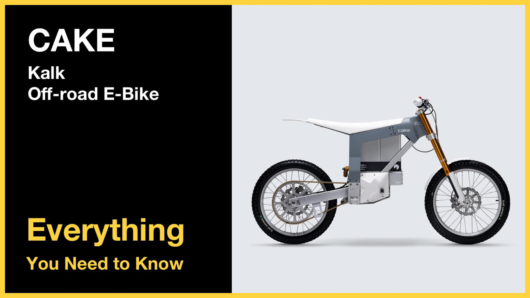 CAKE Kalk Off-road E-Motor Bike - Everything You Need to Know – BIKMAN TECH