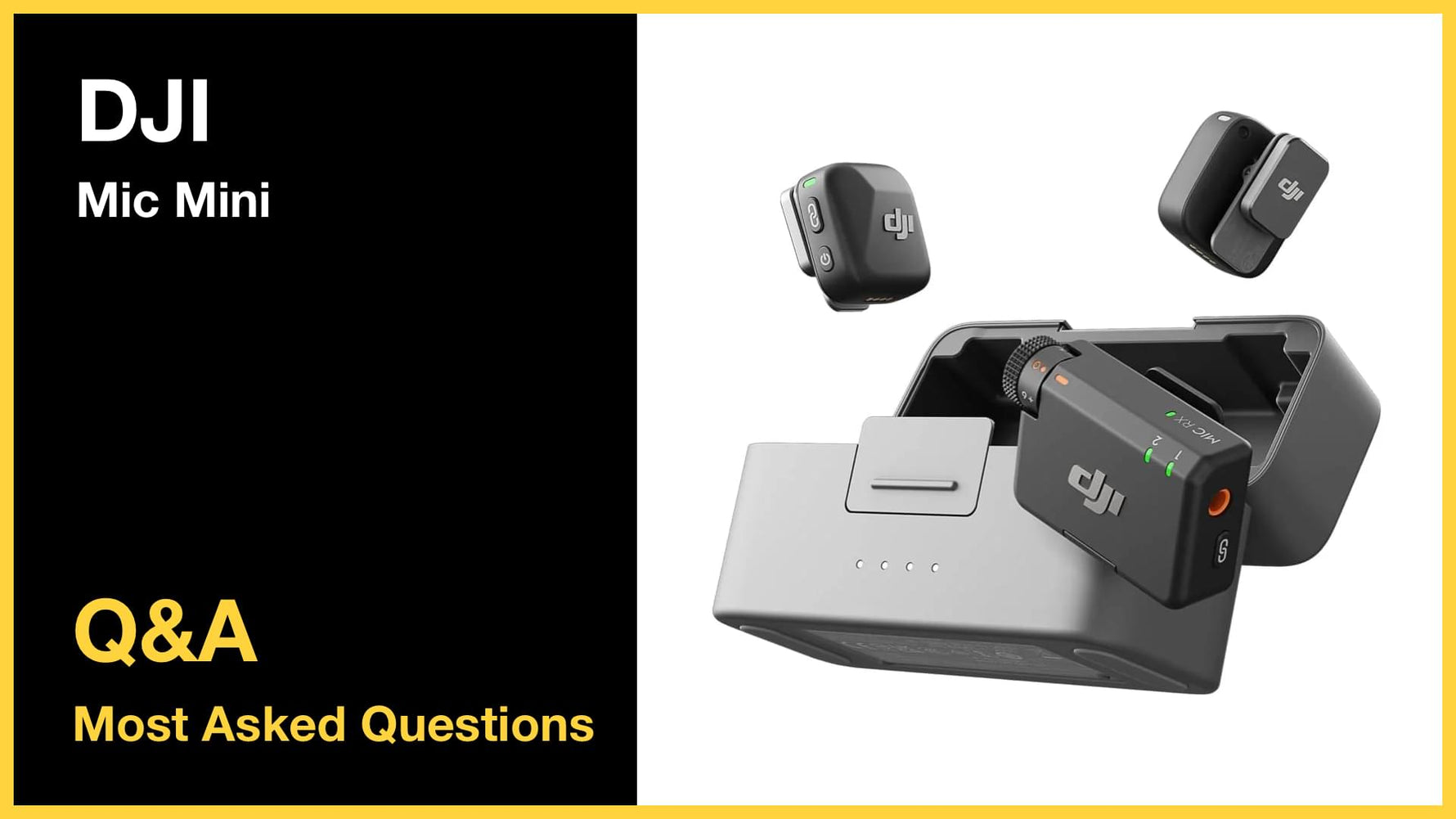 DJI Mic Mini: Las 10 Preguntas Más Frecuentes Respondidas – BIKMAN TECH