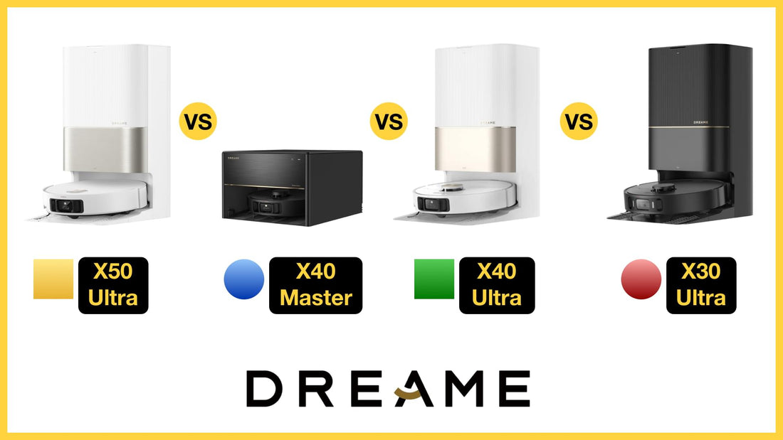 Dreame X50 Ultra vs X40 Master vs X40 Ultra vs X30 Ultra – BIKMAN TECH