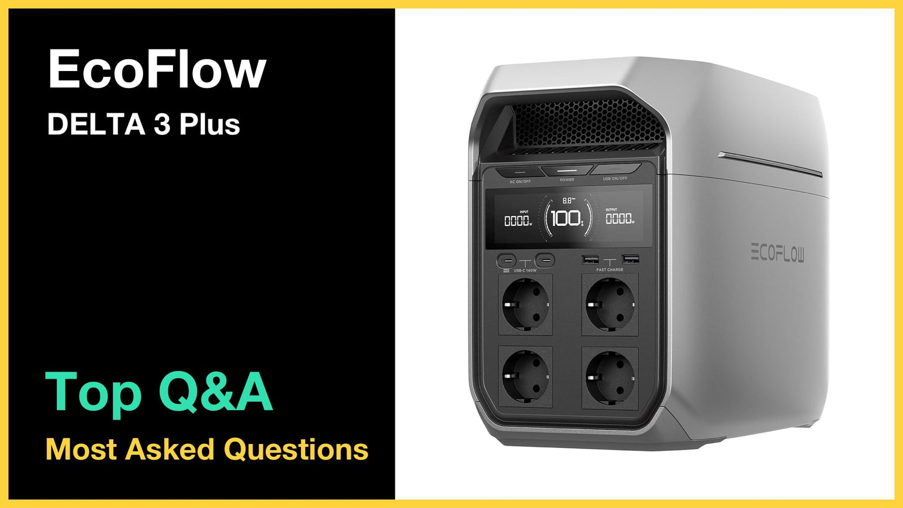 EcoFlow DELTA 3 Plus – Top 10 Fragen und Antworten – BIKMAN TECH