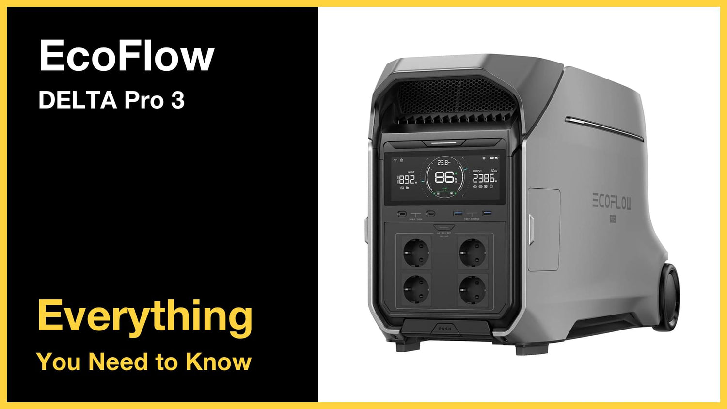 EcoFlow DELTA Pro 3 完整解析：2025 年最新版 – BIKMAN TECH