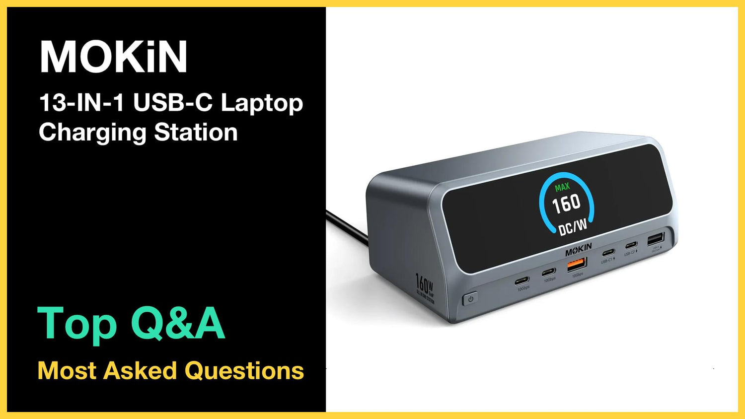 MOKiN 13-IN-1 USB-C Laptop Oplaadstation - Top 10 Veelgestelde Vragen ...