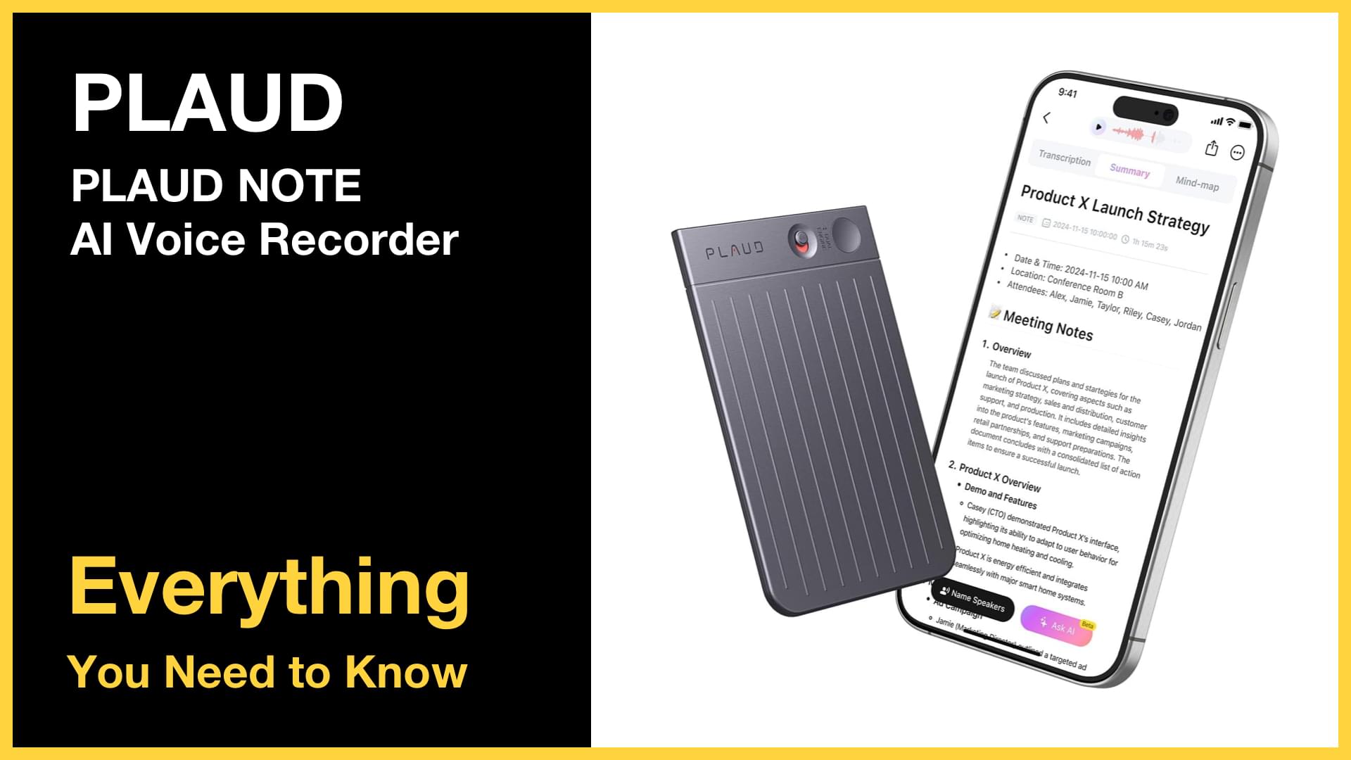 PLAUD NOTE AI Voice Recorder - Everything You Need to Know in 2025 – BIKMAN TECH