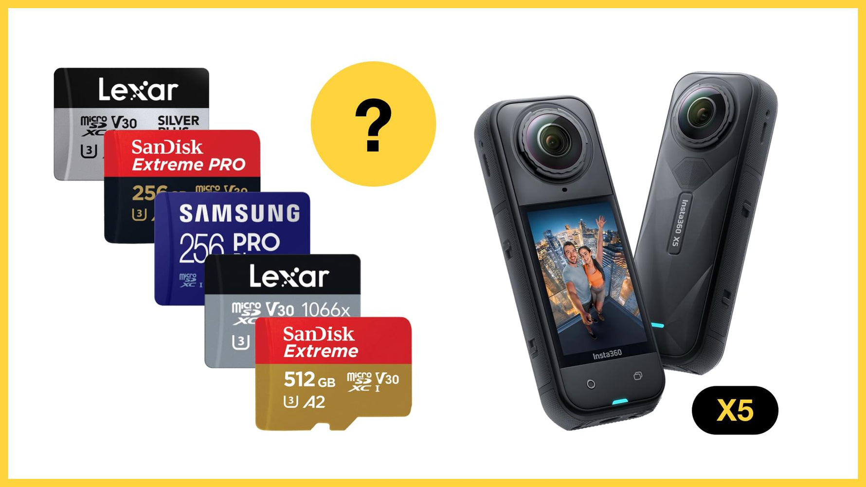 The Top 5 Micro SD Cards for Insta360 X5 Camera – BIKMAN TECH